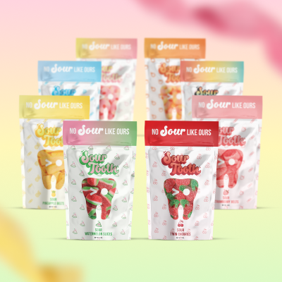 Sour Tooth Always Sold Out Pack: Sour Candy Belts, Bites & Rings ...