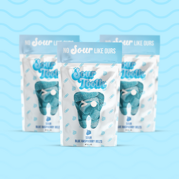 Sour Tooth Rainbow Belts: Sour Candy Belts, Bites & Rings - Fresh & Chewy