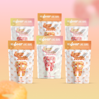 Sour Tooth Rizz Rings: Sour Candy Belts, Bites & Rings - Fresh & Chewy